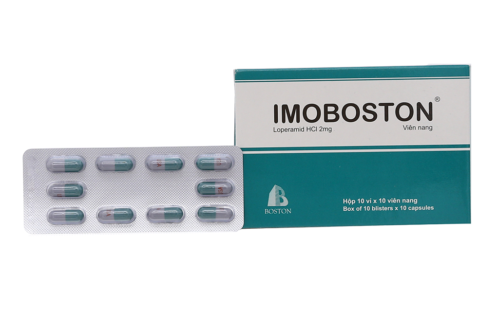 Imoboston 2mg hộp 100 viên trị tiêu chảy cấp và mạn, bù điện giải - 08/ ...