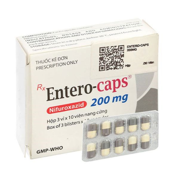 Thuốc Entero-caps 200mg điều trị tiêu chảy cấp - 10/2024 ...