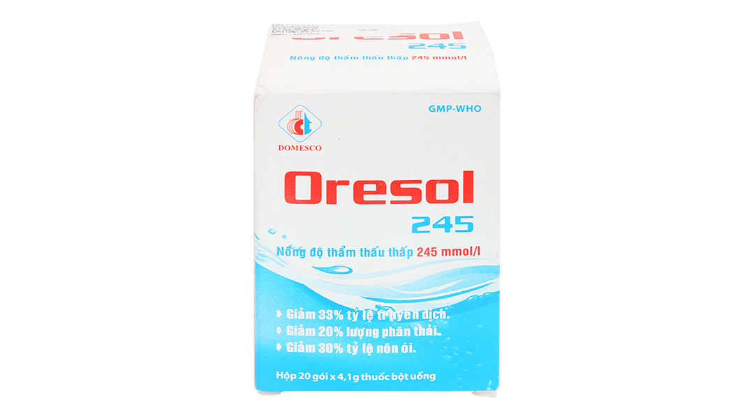 Oresol 245 DMC cung cấp chất điện giải