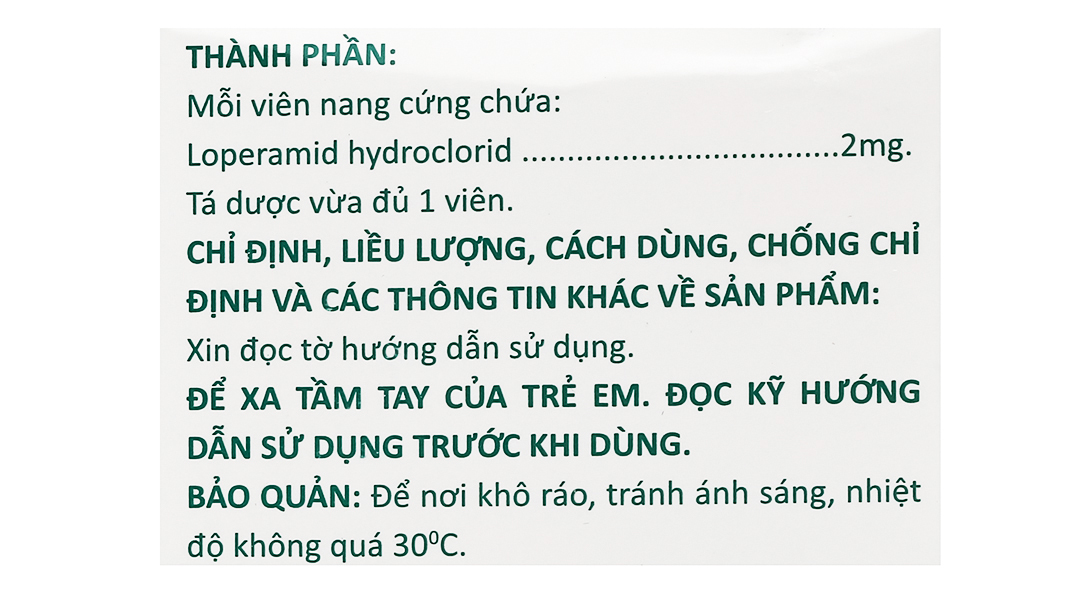 Idium 2mg trị tiêu chảy (10 vỉ x 10 viên) 03/2023 - Nhathuocankhang.com