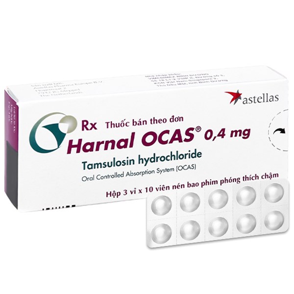 Harnal Ocas 0.4mg trị hội chứng tăng sản lành tính ở tuyến tiền liệt (3 ...