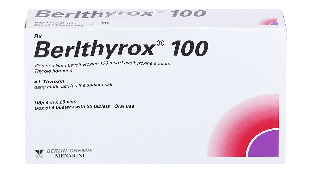 Thuốc Berlthyrox 100mcg hộp 100 viên-Nhà thuốc An Khang