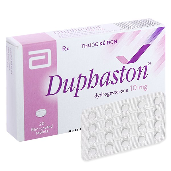 Duphaston 10mg điều hòa kinh nguyệt, trị dọa sảy thai (1 vỉ x 20 viên ...