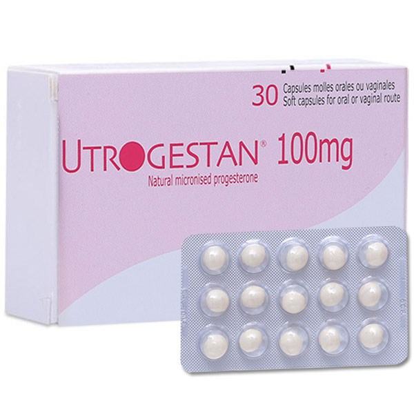 Utrogestan 100mg trị vô sinh, dọa sảy thai (2 vỉ x 15 viên) - 10/2024 ...