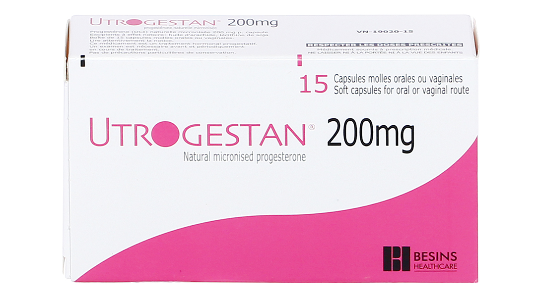 Thuốc Utrogestan 200mg hộp 15 viên-Nhà thuốc An Khang