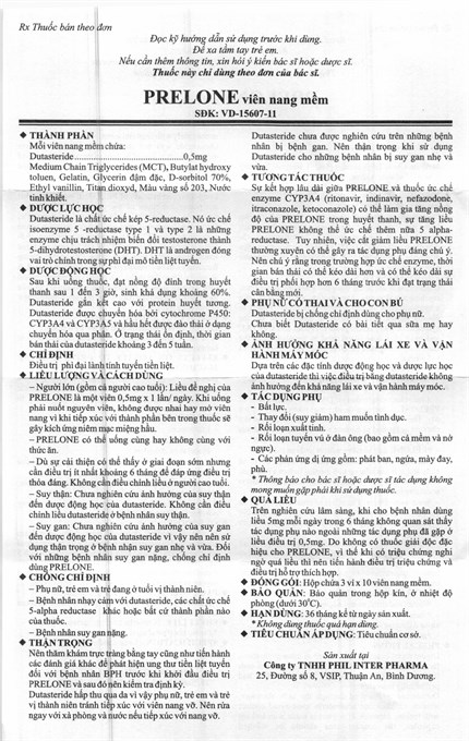 Thuốc Prelone 0.5mg hộp 30 viên-Nhà thuốc An Khang