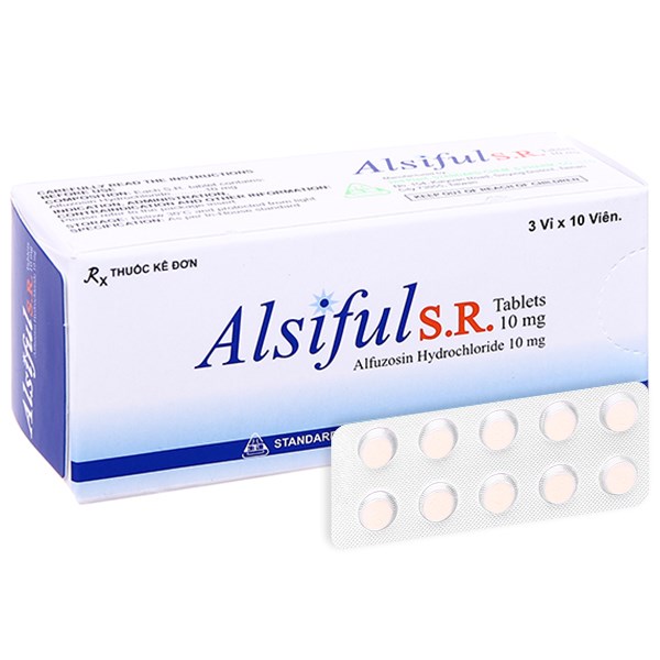 Alsiful S.R Tablets 10mg trị phì đại tuyến tiền liệt (3 vỉ x 10 viên ...