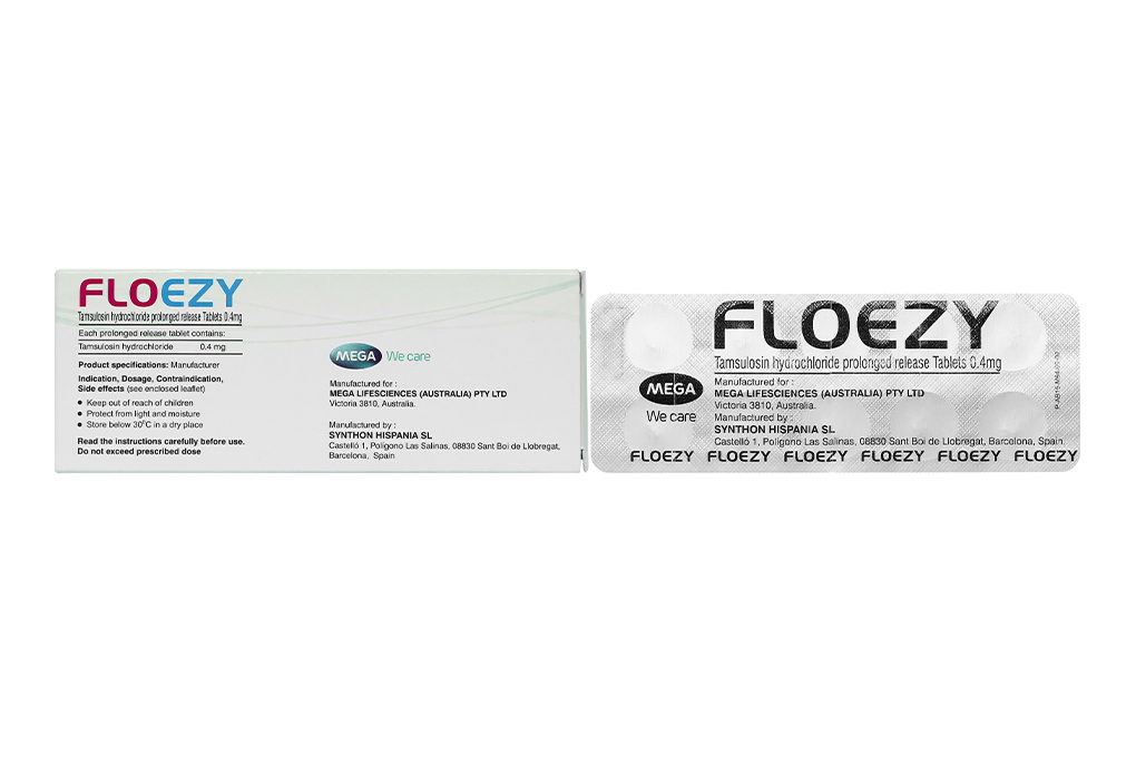 Floezy 0.4mg trị phì đại tuyến tiền liệt (3 vỉ x 10 viên) - 07/2024 ...