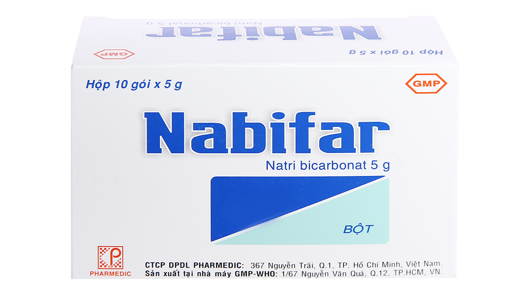 Bột Nabifar 5g vệ sinh phụ khoa, khử mùi hôi nách