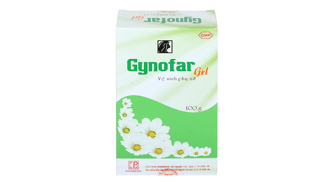 Gel vệ sinh phụ nữ Gynofar ngừa viêm âm đạo, huyết trắng chai 100g 03/ ...