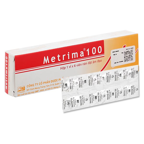 Viên đặt Metrima 100 trị nấm Candida, viêm âm đạo - 09/2024 ...