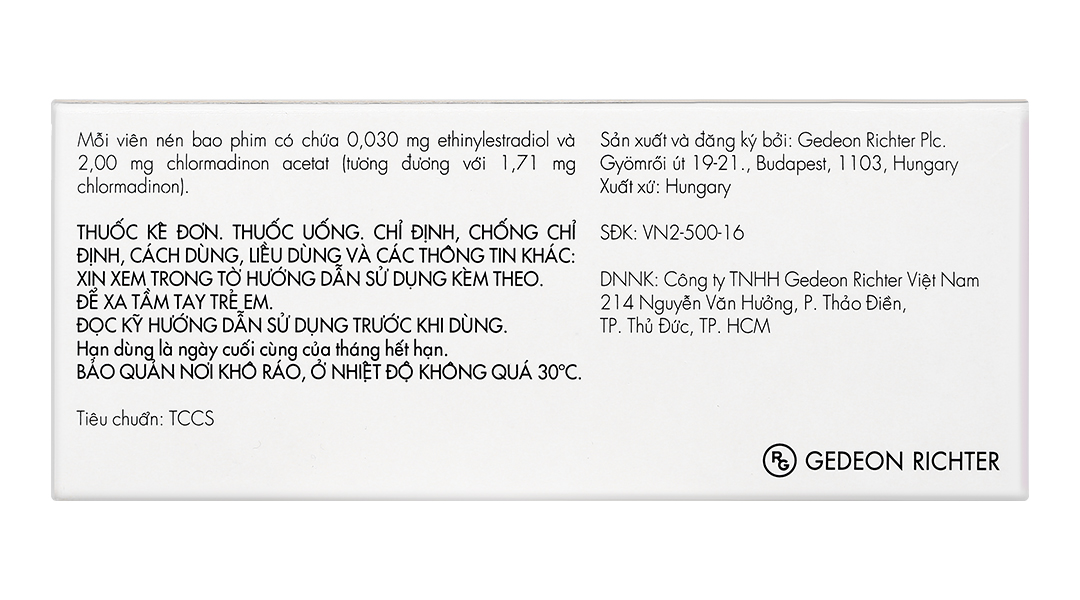 Belara 0.03mg/2mg thuốc tránh thai hằng ngày (1 vỉ x 21 viên) - 05/2024 ...