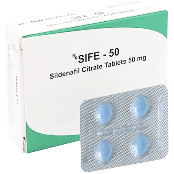 Sife-50 trị rối loạn cương dương (1 vỉ x 4 viên) - 08/2024 ...