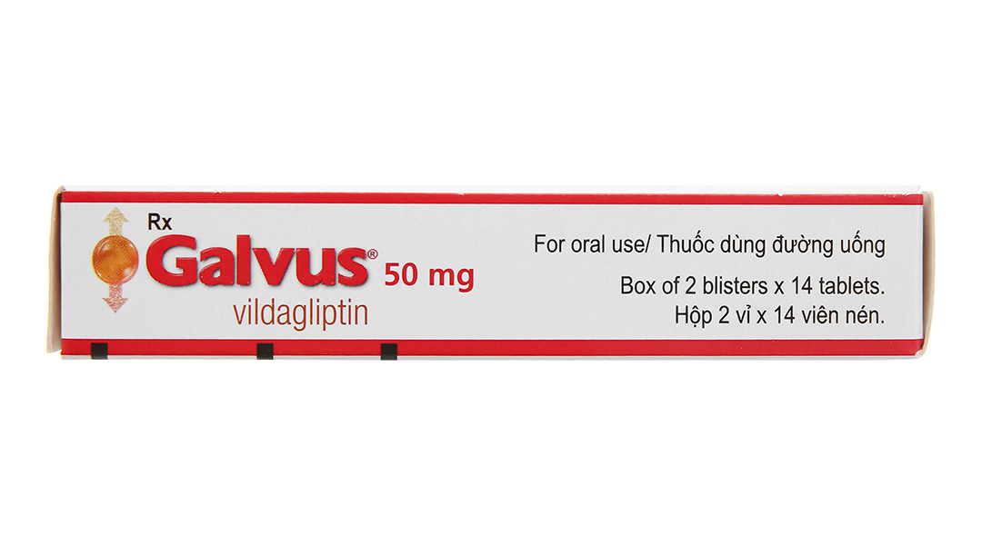 Galvus 50mg trị đái tháo đường tuýp 2 (2 vỉ x 14 viên) - 08/2024 ...