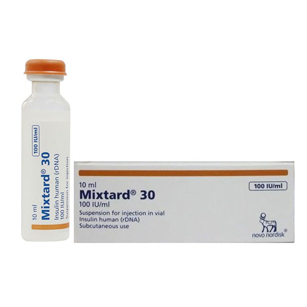 Bút tiêm Mixtard 30 FlexPen 100IU/ml trị đái tháo đường (5 cây x 3ml ...