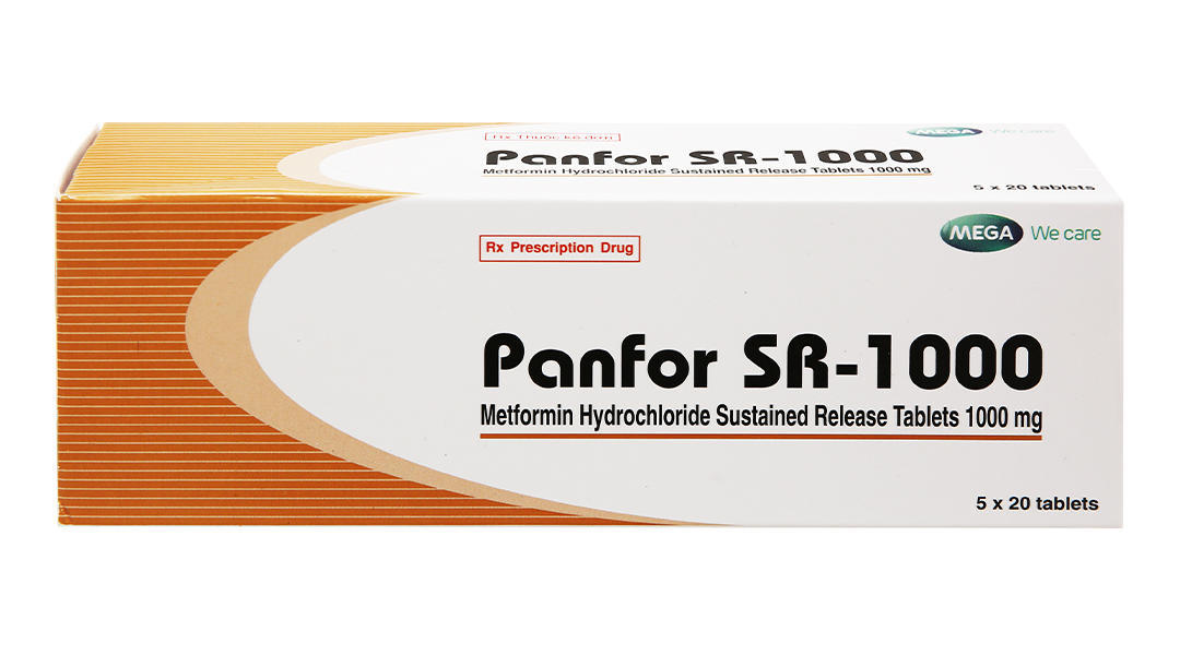 Thuốc Panfor SR-1000 hộp 100 viên-Nhà thuốc An Khang