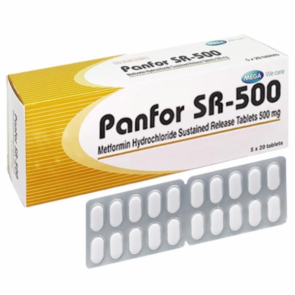 Thuốc Panfor SR-1000 hộp 100 viên-Nhà thuốc An Khang