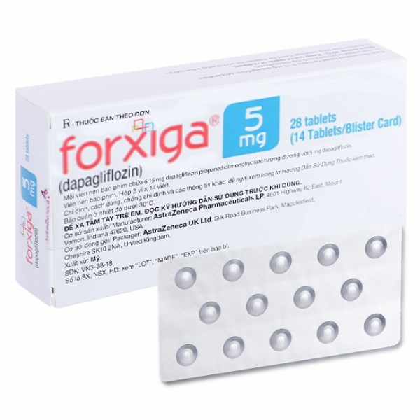 Thuốc Forxiga 10mg hộp 28 viên-Nhà thuốc An Khang