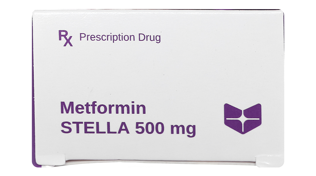 Metformin Stella 500mg trị đái tháo đường (3 vỉ x 10 viên) - 08/2024 ...