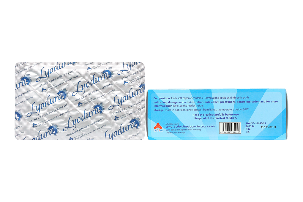 Lyodura 100mg trị đái tháo đường (4 vỉ x 15 viên) - 08/2024 ...
