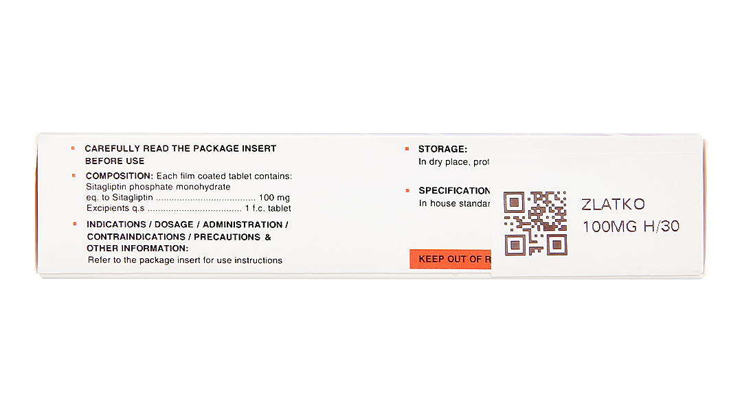 Zlatko-100 trị tiểu đường tuýp 2 không phụ thuộc insulin (3 vỉ x 10 viên) - 08/2024 ...