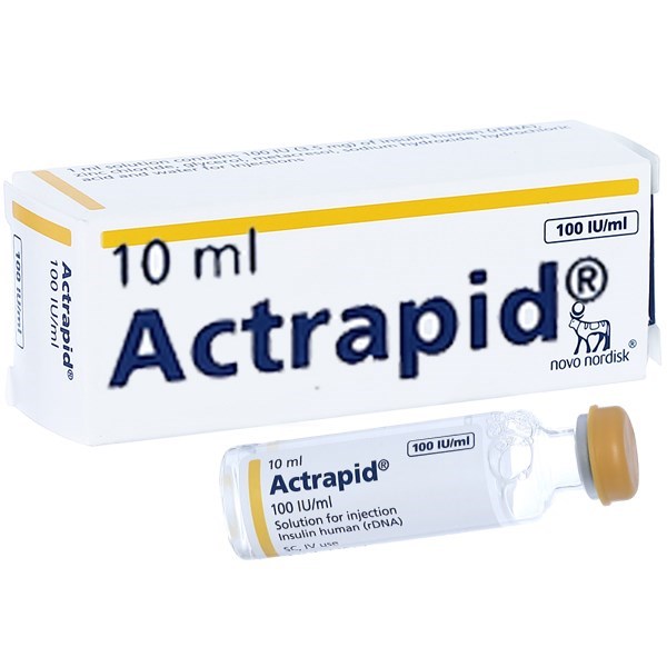 Dung dịch tiêm Actrapid 100IU/ml trị đái tháo đường (1 lọ x 10ml) - 07/ ...