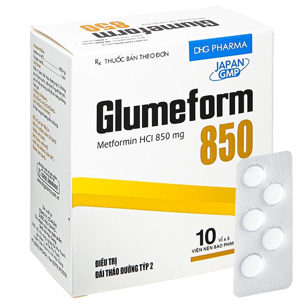 Thuốc Glumeform 500 trị đái tháo đường tuýp 2 (10 vỉ x 10 viên) - 09/ ...