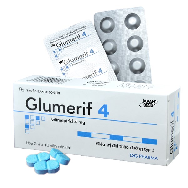 Thuốc GliritDHG 500mg/2.5mg trị đái tháo đường tuýp 2 (3 vỉ x 10 viên ...