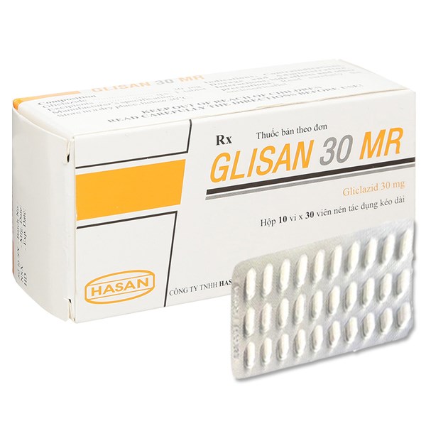 Gliclada 30mg trị đái tháo đường tuýp 2 không phụ thuộc insulin (8 vỉ x ...