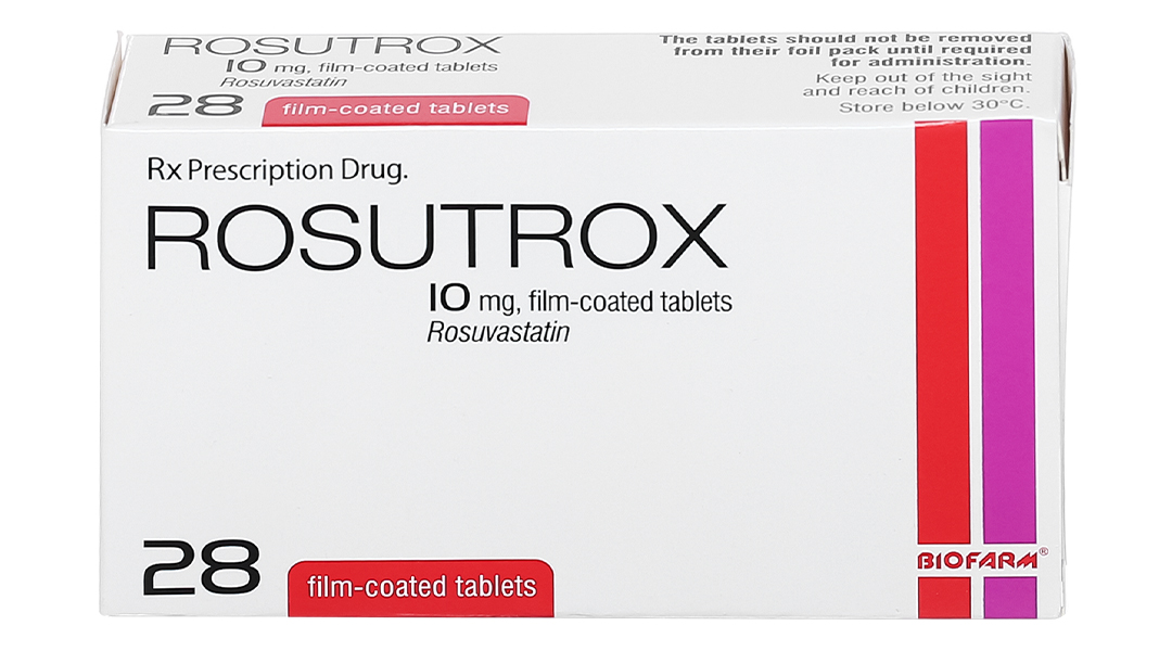 Rosutrox 10mg trị rối loạn lipid máu (4 vỉ x 7 viên) 03/2023 ...