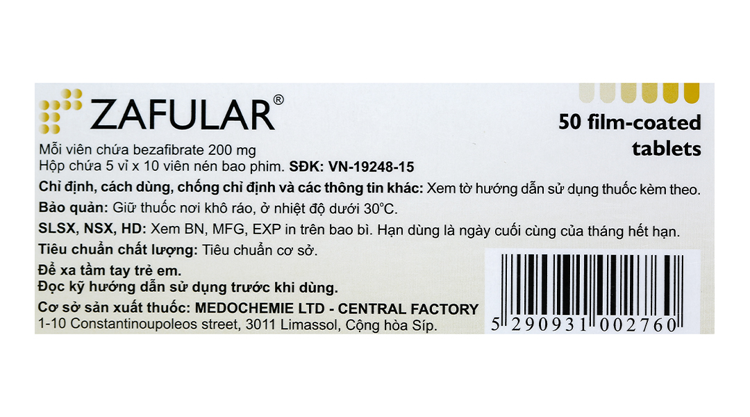 Thuốc Zafular 200mg hộp 50 viên-Nhà thuốc An Khang