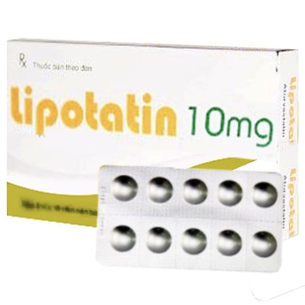 Lipotatin 10mg trị rối loạn lipid máu (3 vỉ x 10 viên) - 10/2024 ...
