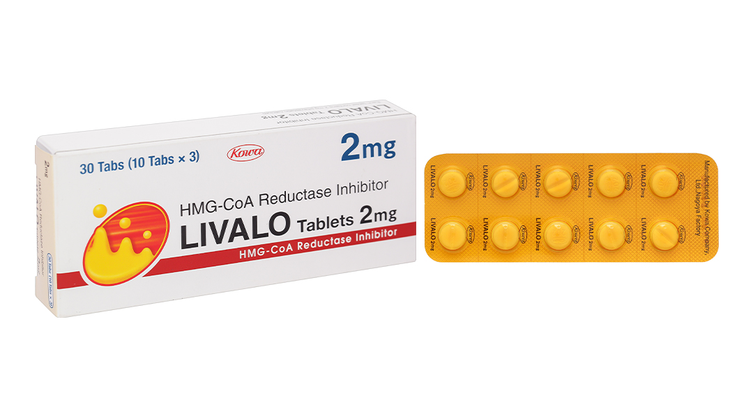 Livalo Tablets 2mg trị rối loạn lipid máu (3 vỉ x 10 viên) - 07/2024 | nhathuocankhang.com