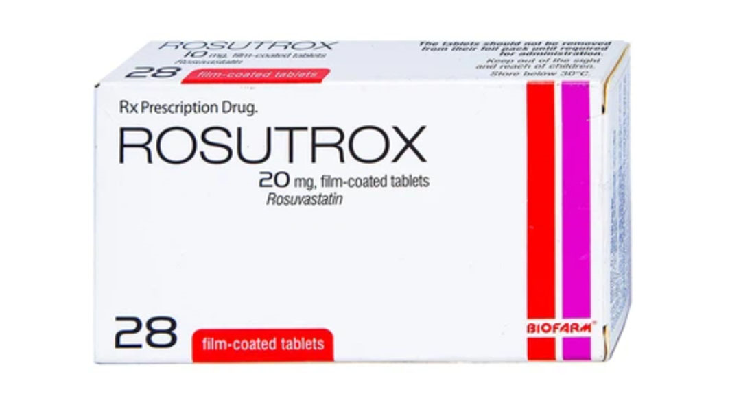 Rosutrox 20mg điều trị rối loạn lipid máu, phòng ngừa biến cố tim mạch ...