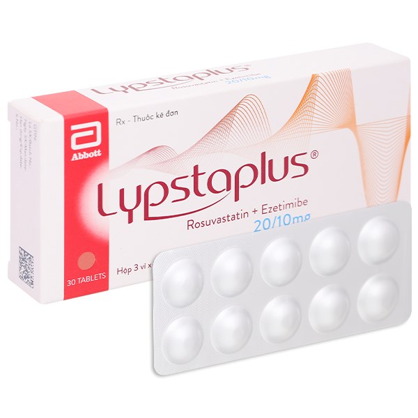 Lypstaplus 20/10mg Abbott điều trị tăng cholesterol máu nguyên phát (3 ...