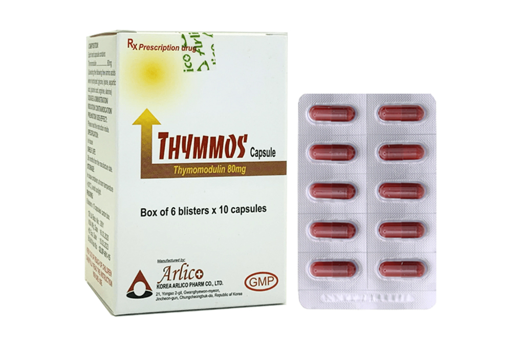 Thymmos Capsule 80mg tăng cường miễn dịch, hỗ trợ trị nhiễm khuẩn (6 vỉ ...