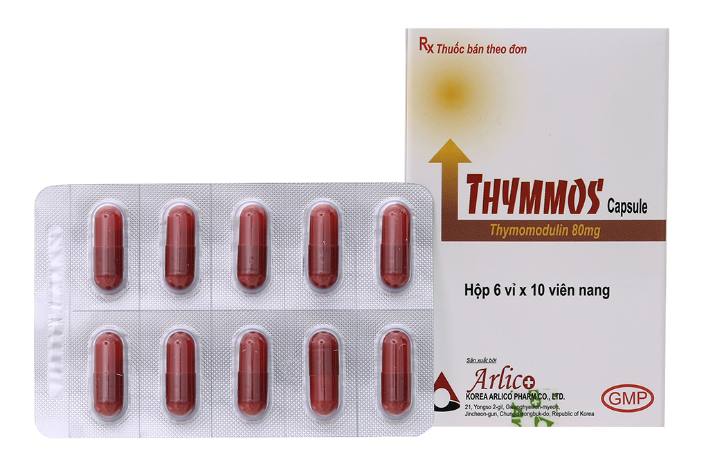 Thymmos Capsule 80mg tăng cường miễn dịch, hỗ trợ trị nhiễm khuẩn (6 vỉ ...