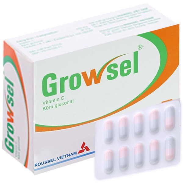 Growsel phòng, trị bệnh do thiếu vitamin C và kẽm (3 vỉ x 10 viên) - 11 ...