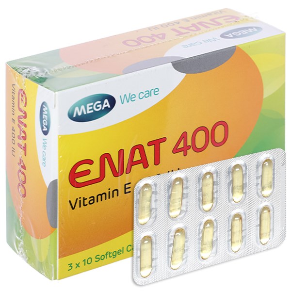 Thuốc Enat 400 bổ sung vitamin E ngăn ngừa lão hóa (hộp 30 viên) - 11/ ...