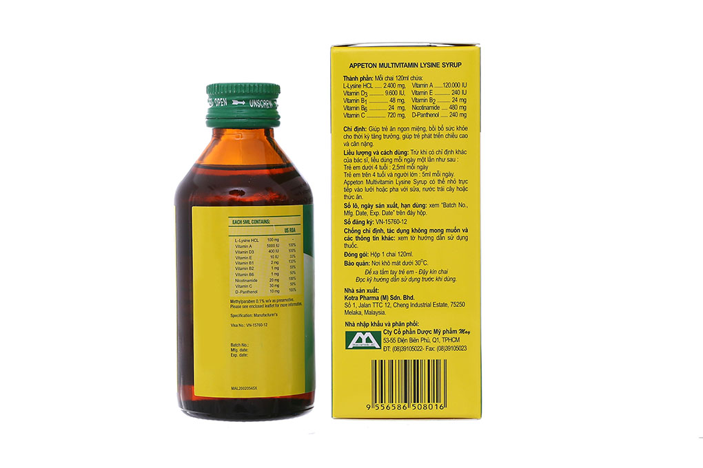 Siro Appeton Multivitamin Lysine ăn ngon, tăng chiều cao - Cập nhật ...