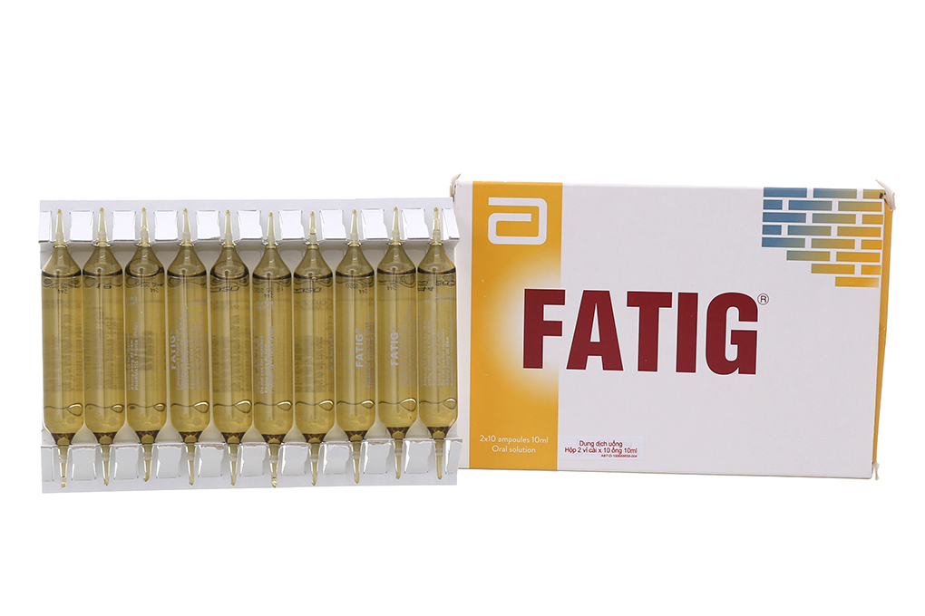 Dung dịch uống Fatig trị suy nhược chức năng (20 ống x 10ml) - 08/2024 ...