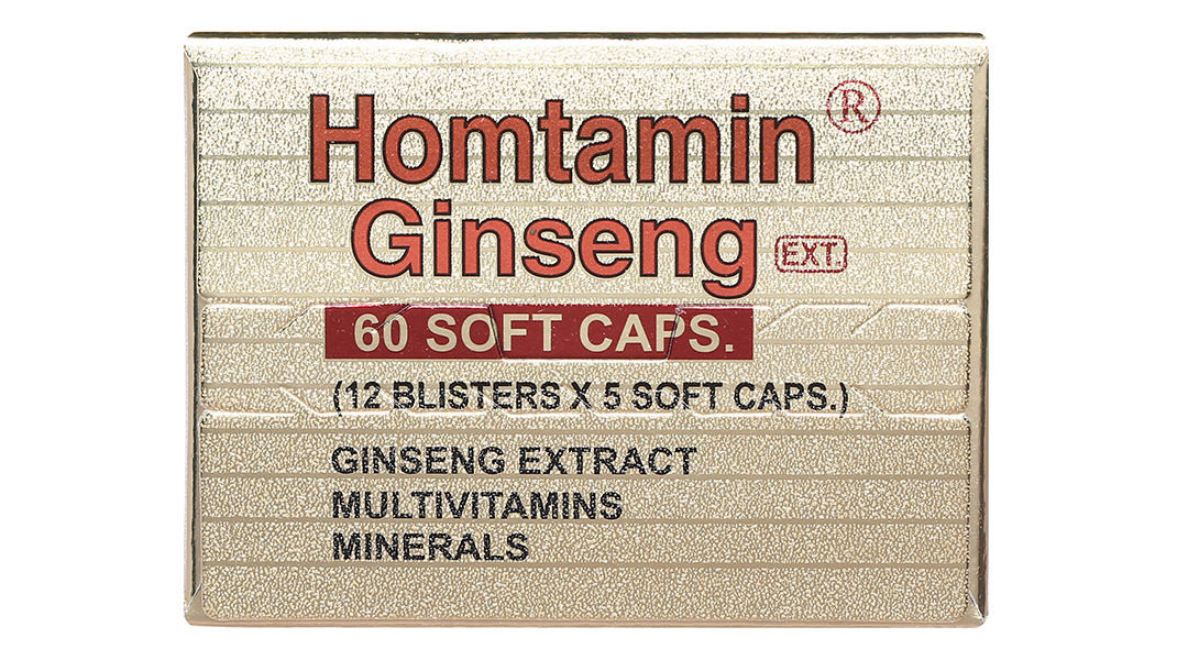 Thuốc Homtamin Ginseng bổ sung vitamin và khoáng chất, giảm mệt mỏi ...