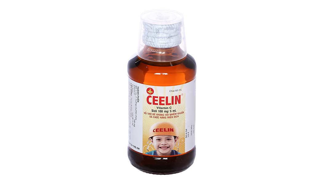 Siro Ceelin 100mg/5ml bổ sung vitamin C, tăng đề kháng chai 60ml - 03/ ...