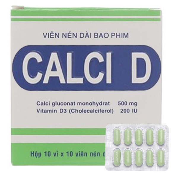 Calci D Imexpharm trị loãng xương, còi xương (10 vỉ x 10 viên) - 10/ ...