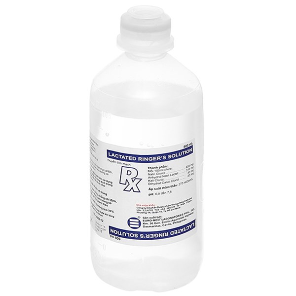 Dịch truyền Lactated Ringer's Otsuka bổ sung nước, điện giải chai 500ml ...