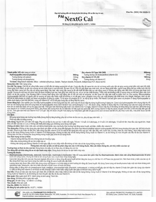 NextG Cal hộp 24 viên Có Tốt Không? Giá Bao Nhiêu?