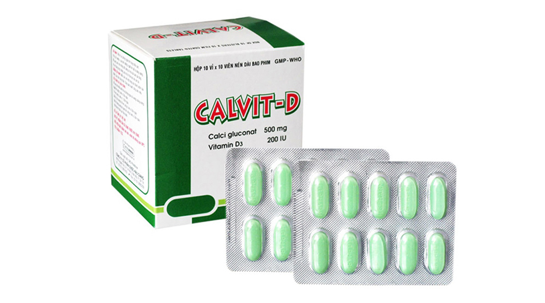 Calvit-D trị loãng xương, còi xương (10 vỉ x 10 viên) - 08/2024 ...