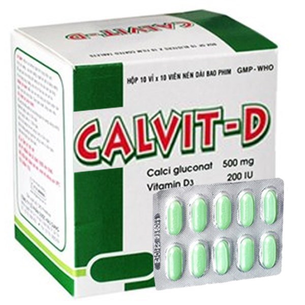 Calvit-D trị loãng xương, còi xương (10 vỉ x 10 viên) - 11/2024 ...