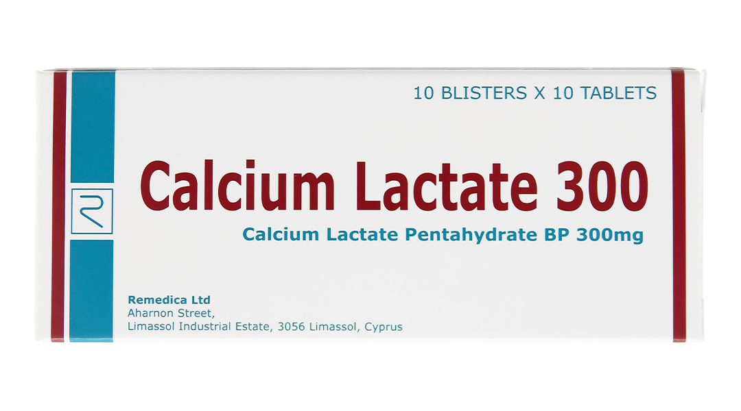 Calcium Lactate 300 trị loãng xương, còi xương (10 vỉ x 10 viên) - 08/ ...