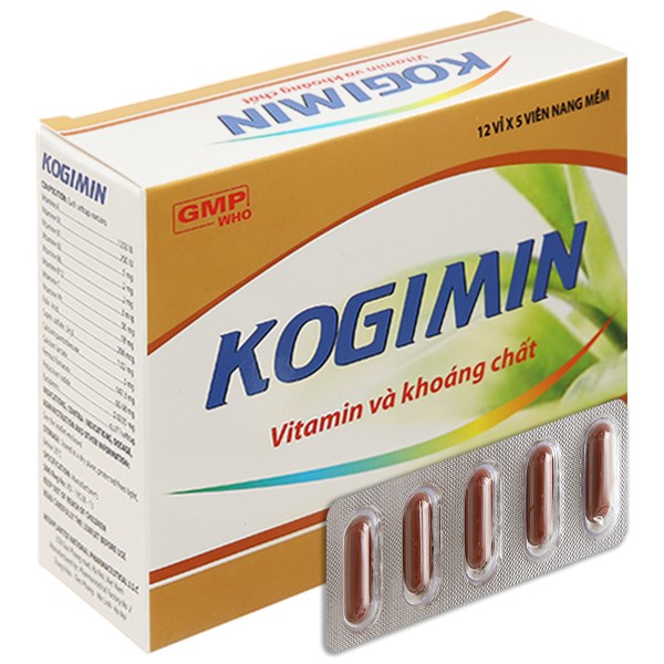 Kogimin bổ sung vitamin và khoáng chất (12 vỉ x 5 viên) - 11/2024 ...